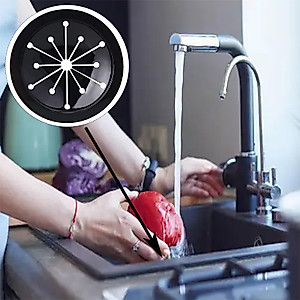 3 Inch Garbage Disposal Splash Guard Collar Sink Garbage Disposal Splash Guard Sink Stopper Universal Rubber Food Waste Disposer for Whirlaway, Waste King, Sinkmaster and GE Models Type-C Convertor