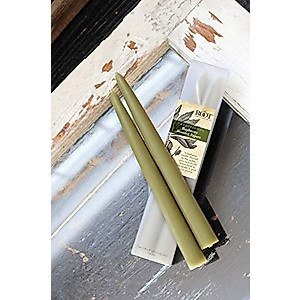 Root Candles Scented Hand-Dipped Taper 9-Inch Dinner Candles, 2-Count, Bayberry