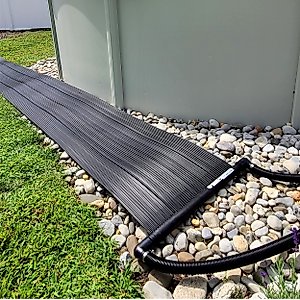 SunHeater S120U Universal Solar Pool Heater 2 by 20-Feet, Black