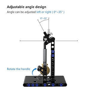 Display Stand for Lego Mando N-1 Fighter 75325 Building Kit, Adjustable Angle Multifunctional Bracket, Fun Buildable Toy Playset for Kids Aged 6 and Up (58 Pieces)