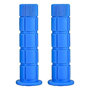 SAPLIZE Bike Handlebar Grips, for Kids Girls Boys Bikes, Balance Bikes, Road Bikes and Scooters, Length 4.9", Blue