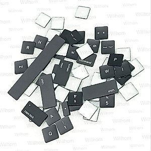 Willhom Keyboard Keys Keycap US Layout Set Replacement for MacBook Pro Touch Bar 13-inch A1706 15-inch A1707 2016 2017