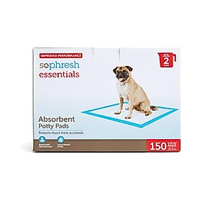 So Phresh Essentials Potty Pads, Count of 150