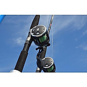 Penn 1404029 Rival Level Wind Conventional Reel, 20, 5.1: Gear Ratio, 6'6" 1pc Rod, 20-40 Line Rate, Medium/Heavy Power