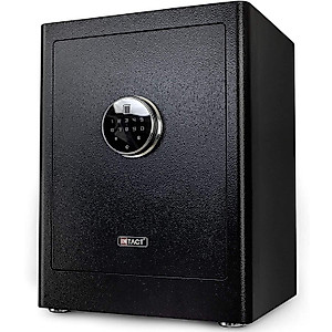 Intact Large Quick Access Biometric Fingerprint Gun Safe With Nex-Gen Full Keypad Module Tall