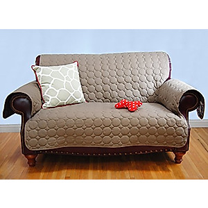 EZ Living Home H302SF7BR Home, Sofa, Brown,Beige,Nature,Chocolate