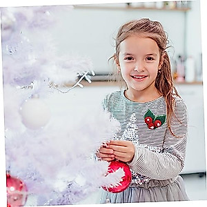 Garneck 10pcs Wool Felt Poke Fun Christmas Decor Christmas Tree Ornaments Home Decorations DIY Xmas Decorations Art Crafts Christmas Felt Tree Hair Pin Felt Charm Hand-Made Adornment