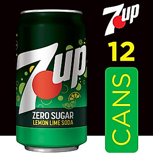 Zero Sugar 7-Up Soda, 12 Oz., Pack of 12