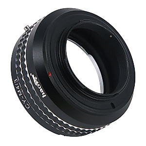 Haoge Manual Lens Mount Adapter for Contax/Yashica C/Y CY Mount Lens to Olympus and Panasonic Micro Four Thirds MFT M4/3 M43 Mount Camera