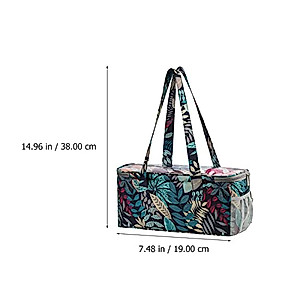 Ciieeo Knitting Project Bags Knitting Tote Bag Embroidery Project Bag Knitting Bag Caddy Knitting Tote Bag Embroidery Project Bag Storage Bag
