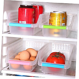 Cabilock Box Refrigerator Fruit Container Kitchen Container Fruit Organizer Refrigerator Organizer Small Refrigerator for Room Beverage Refrigerator Fridge Bins Kitchen Organizer Food Soda