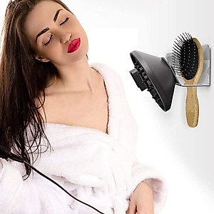 BIENKA Hair Dryer Wall Mount Holder Aluminum Alloy Bracket Holder for Dyson Supersonic Hair Dryer