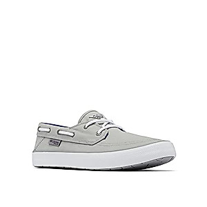 Columbia Men's Slack Tide Boat PFG, Steam/White, 12