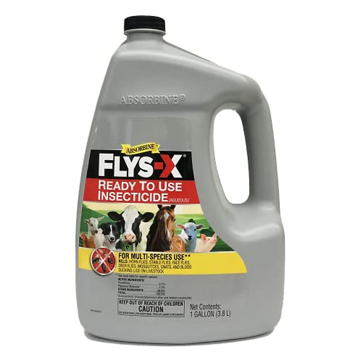 Absorbine Flys-X for Livestock RTU Insecticide, 1 Gallon