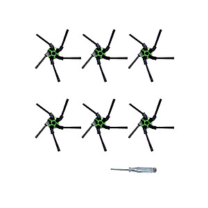 PELLYDA 6 Pack Side Brushes,Replacement Parts for IRobot Roomba S9 (9150) S9+ S9 Plus (9550) S Series Vacuum Cleaner (6 Edge-Sweeping side brushes)