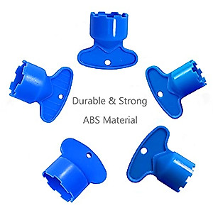 Faucet Aerator Key Removal Wrench Tool with 5 Size M16.5, 18.5, 21.5, 22.5, 24 Recessed Aerator Key Sink Aerator Wrenches for Delta Cache Faucet (5 Size)