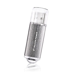 Silicon Power Ultima II-I Series USB 2.0 4 GB Flash Drive - SP004GBUF2M01V1S (Silver)