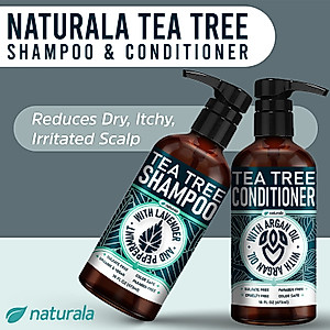 NATURALA Tea Tree Shampoo and Conditioner Set