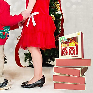 MOVEBO- Quiet Book Toddler Book (My Farm Day),Farm Animals Activity Busy Book,Felt Book,Quiet Book for Toddlers and Children