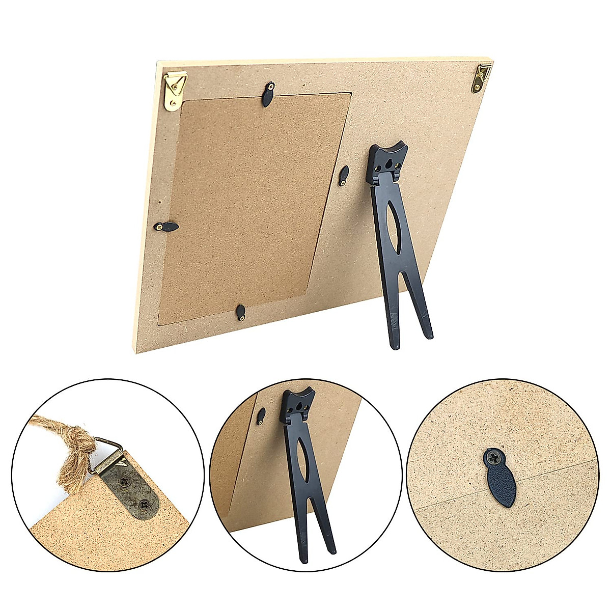 Xunboo Baby 1st Christmas Picture Frame, First Christmas Frame for New Parents, Newborn Family Natural Wood Photo Frame (First Christmas as daddy and mommy)