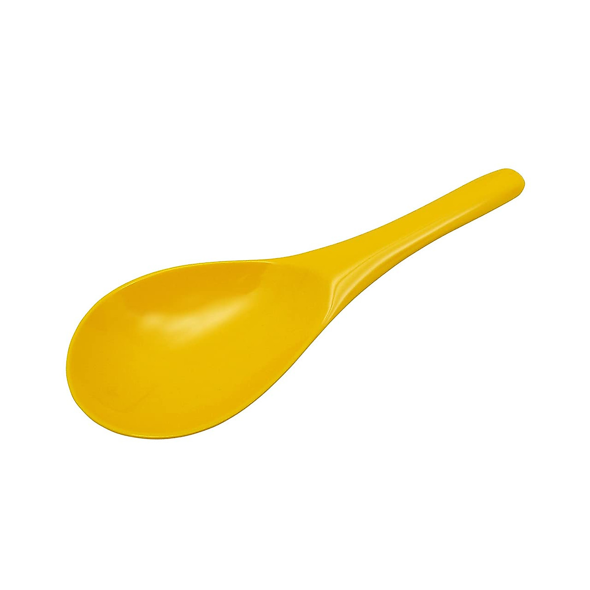 Gourmac 8-Inch Melamine Rice and Wok Spoon, Yellow