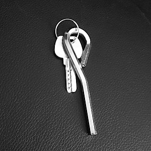 Sfemn 7/32” Hex Key Dogging Key Allen Key with Full Loop, Allen Wrench Door Key for Push Bar Panic Exit Devices, Crash Bar, Gym door, solid Metal – 5 Packs