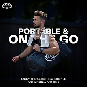 Ice Bath Tub for Cold Plunge | Portable Bathtub Large Inflatable Tub | Polar Cold Plunge Tub | Cold Plunge Tank with Cold Tub Chiller Recovery | Ice Bath Tub for Athletes, Adults, of all Ages