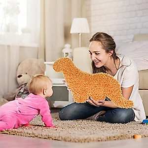 novpur Dion Nugget Pillow,Dino Chicken Nugget Pillow Plush Toy,Dinosaur Pillow for Home Decorations and Birthday Decorations,Creative Gift Ideas for Boys and Girls