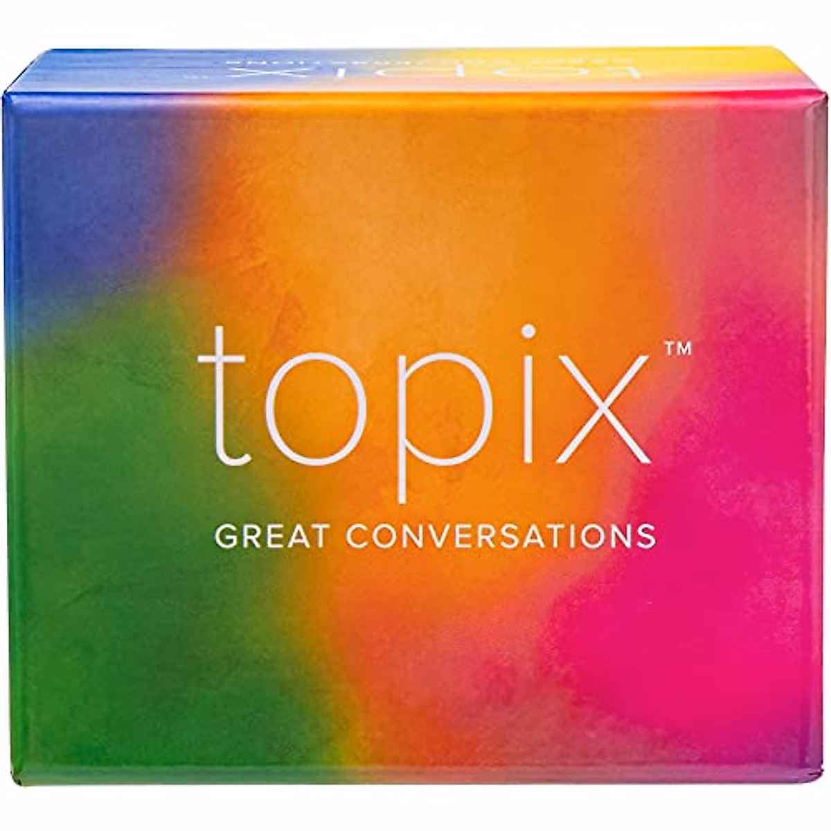 TOPIX - 424 Conversation Starters, Family Dinner Conversation Cards & Date Night Ice Breaker Topics. Uncommon Questions Stimulate Reflection for Married Couple or Old Friends, Recall Our Best Moments