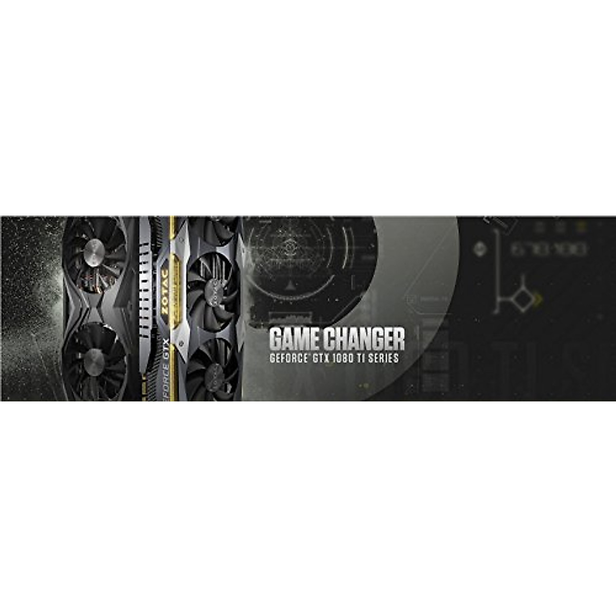 ZOTAC GeForce GTX 1080 Ti AMP Edition 11GB GDDR5X 352-bit PCIe 3.0 Gaming Graphics Card VR Ready(ZT-P10810D-10P)