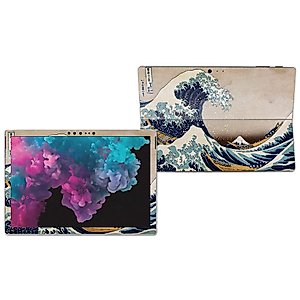 Mightyskins Skin Compatible With Microsoft Surface Pro 6 Tablet - Great Wave Of Kanagawa | Protective, Durable, And Unique Vinyl Decal Wrap Cover | Easy To Apply, Remove, And Change Styles | Made In The Usa