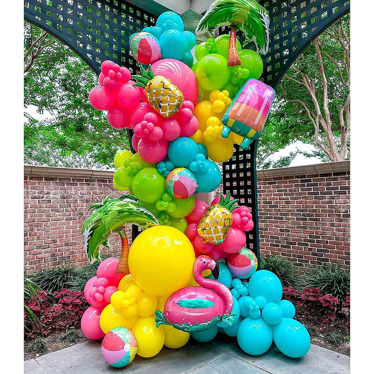 NISOCY Yellow Latex Balloon Arch Kit, 102PCS 18In 12In 10In 5In Yellow Balloons Arch Garland for Birthday, Baby Shower, Wedding, Sunflower, Honeybee Lemon,Yellow Theme Decoration with 33ft Ribbon