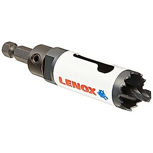 LENOX Tools Hole Saw, Bi-Metal, Speed Slot, Arbored, 7/8-Inch (1772429)