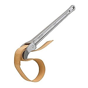 RIDGID 31360 Model 5 Strap Wrench, 5-inch Capacity Adjustable Strap Wrench,Brown