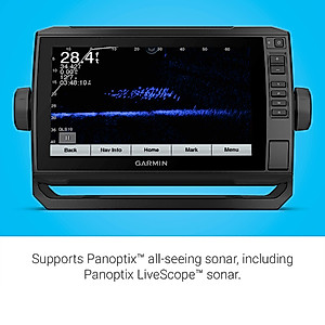 "Garmin ECHOMAP UHD 93sv with GT56UHD-TM Transducer, 9"" Keyed-Assist Touchscreen Chartplotter with U.S. LakeVü g3 and Added High-Def Scanning Sonar" (010-02523-01)