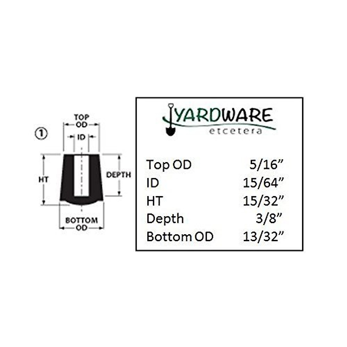 Replacement Rubber Feet 8 Pack for Metal Trivets - For Virginia Metalcrafters & Other Trivets