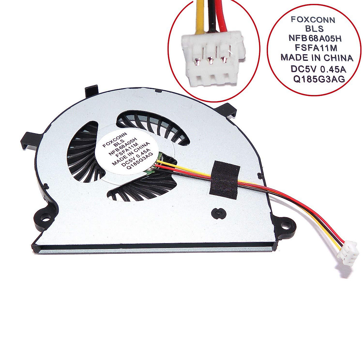 New CPU Cooling Fan for Toshiba Satellite Radius P55W-B5220 P55W-B5224 NFB68A05H