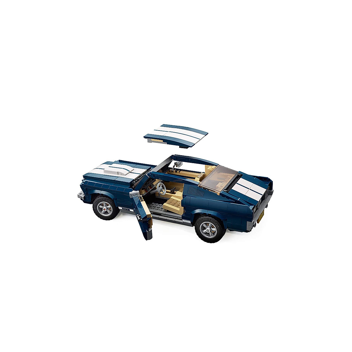 LEGO Creator Expert Ford Mustang 10265 Building Set - Exclusive Advanced Collector's Car Model, Featuring Detailed Interior, V8 Engine, Home and Office Display, Collectible for Adults and Teens