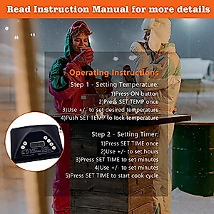 Digital Control Panel Kit, Top Controller Replacement Part 9907100008 for Masterbuilt 20071914/20071814/20070511 Electric Smoker