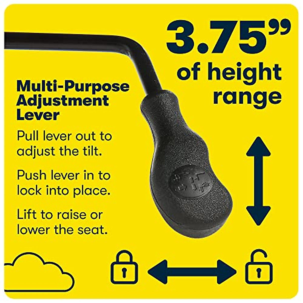 Serta Big & Tall Executive Office Chair High Back All Day Comfort Ergonomic Lumbar Support, Bonded Leather, Opportunity Gray