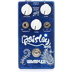 Wampler Brad Paisley Signature Paisley Drive Overdrive Pedal