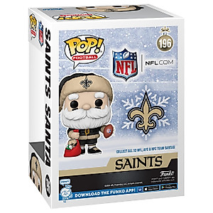 Funko New Orleans Saints Santa Pop! Fanatics Exclusive Vinyl Figure