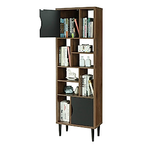 OS Home and Office Display bookcase, Danish Walnut