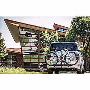 Saris Freedom Bike Hitch Car Rack, 2-Bicycle Carrier, Black