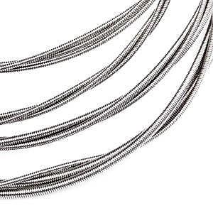 Alice Bass String 4 Strings Set, Nickel Alloy Winding Bass Guitar Strings with Nickel-Plated Ball-End, 045-105 Medium Gauge
