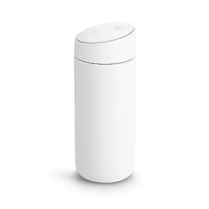 Fellow 16 oz Carter Move Travel Coffee Mug with Slide-Lock lid - Leak Proof To-Go Coffee Tumbler with Ceramic Interior and Vacuum-Insulated Stainless Steel - Coffee Cups - Matte White