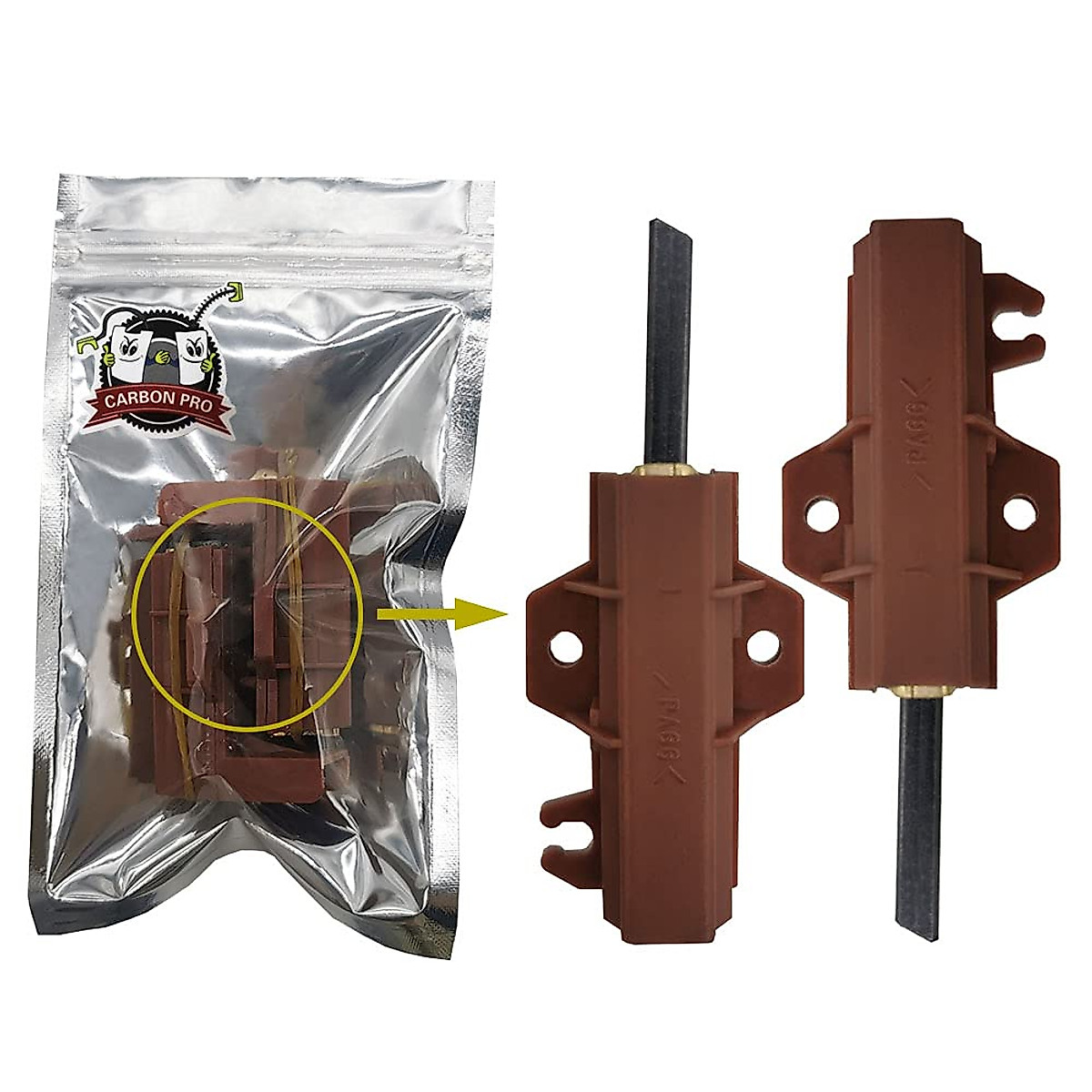 CARBON PRO Brushes for SAMSUNG Washing Machine WF7708N6W C00273898