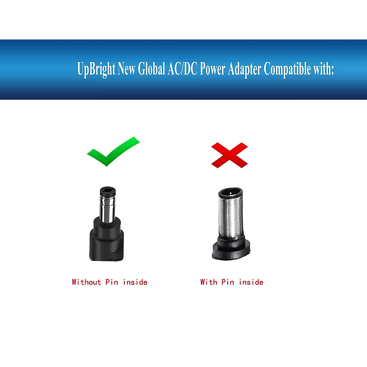 UpBright 24V AC/DC Adapter Compatible with Aviom PS-120 AN-16/i o A-16II R D T A360 AV-P2 Mixer EUA-101W-24 DPS240050UPS-P5-SZ DPD240040-P6 Plustek SmartOffice PS406 Scanner 24VDC Power Supply Charger