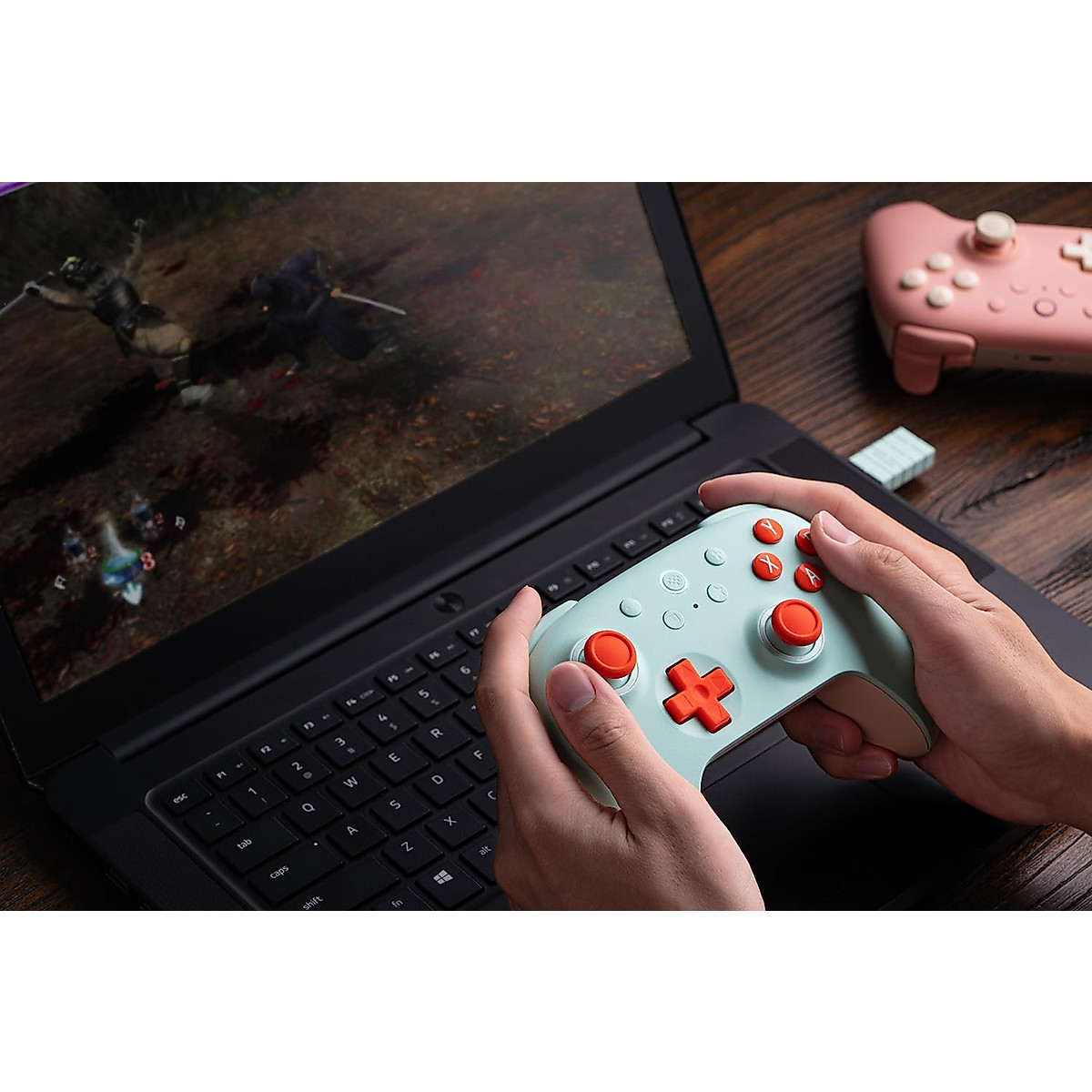 8BitDo Ultimate 2C Wireless Controller for Windows PC and Android, with 1000 Hz Polling Rate, Hall Effect Joysticks and Triggers, and Remappable L4/R4 Bumpers (Mint)