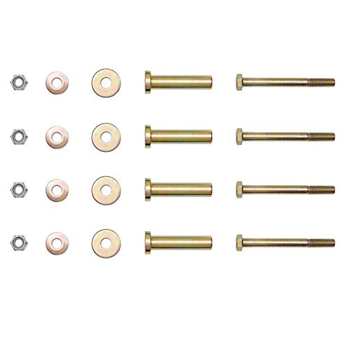 Mower Anti Scalp Deck Wheel Kit Set of 4 Replacement for Bad Boy 022-5234-98 Exmark 103-4051 103-7263 & Many Bore 5/8" Wheel Size